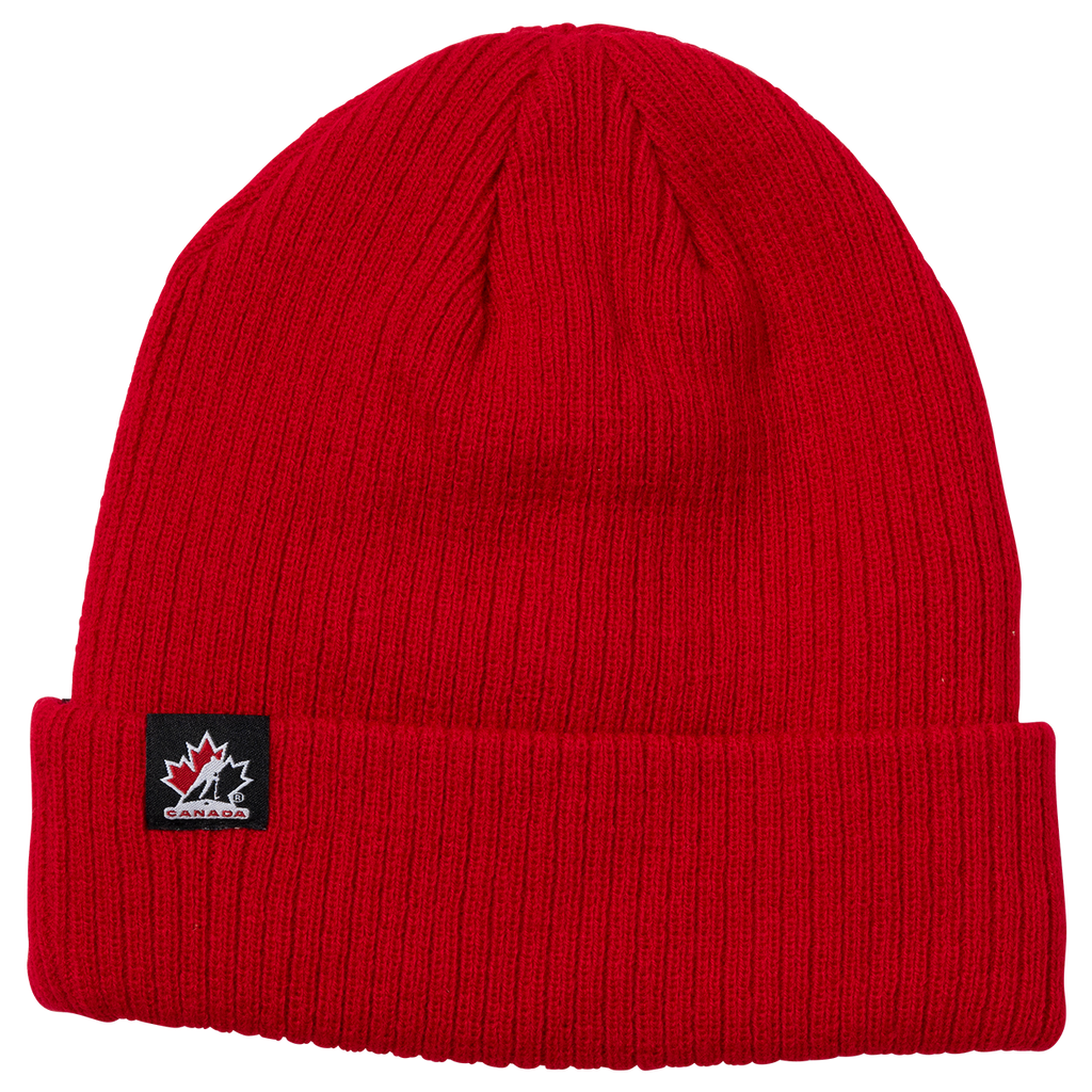 BAUER X HOCKEY CANDA OLYMPIC RIBBED TOQUE - RED – Just Hockey Toronto