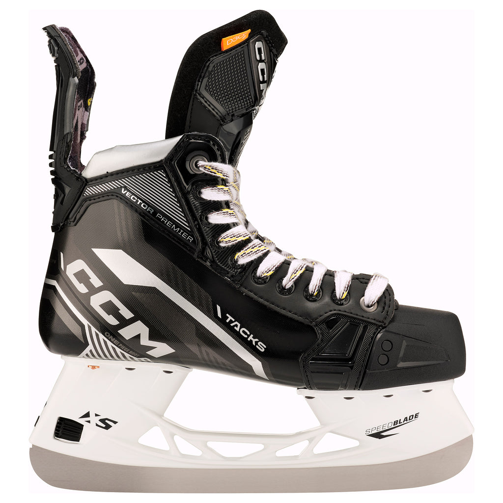 CCM TACKS VECTOR PREMIER INTERMEDIATE PLAYER SKATE W/ STEP STEEL *FINA ...
